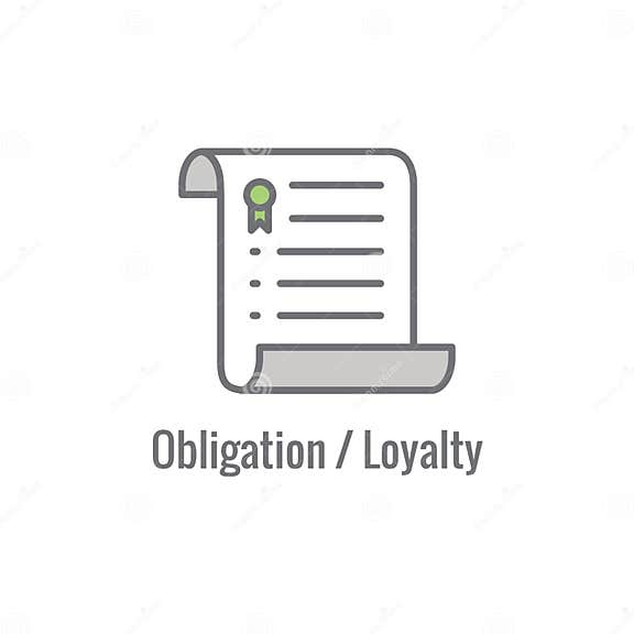 Core Values Icon with Value Driven Icon Describing Part of Core Values ...