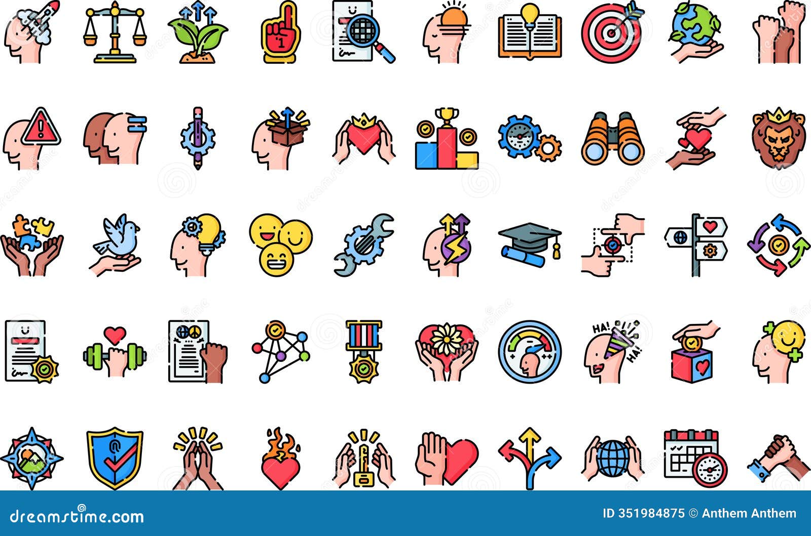 Core Values Icons High-Quality Vector Icons Collection with Editable ...