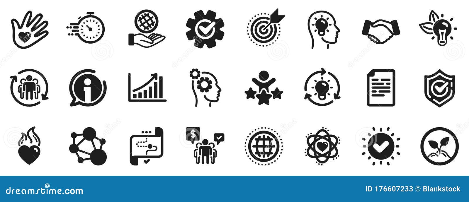 Core Values Icons. Integrity, Target Purpose And Strategy. Trust ...