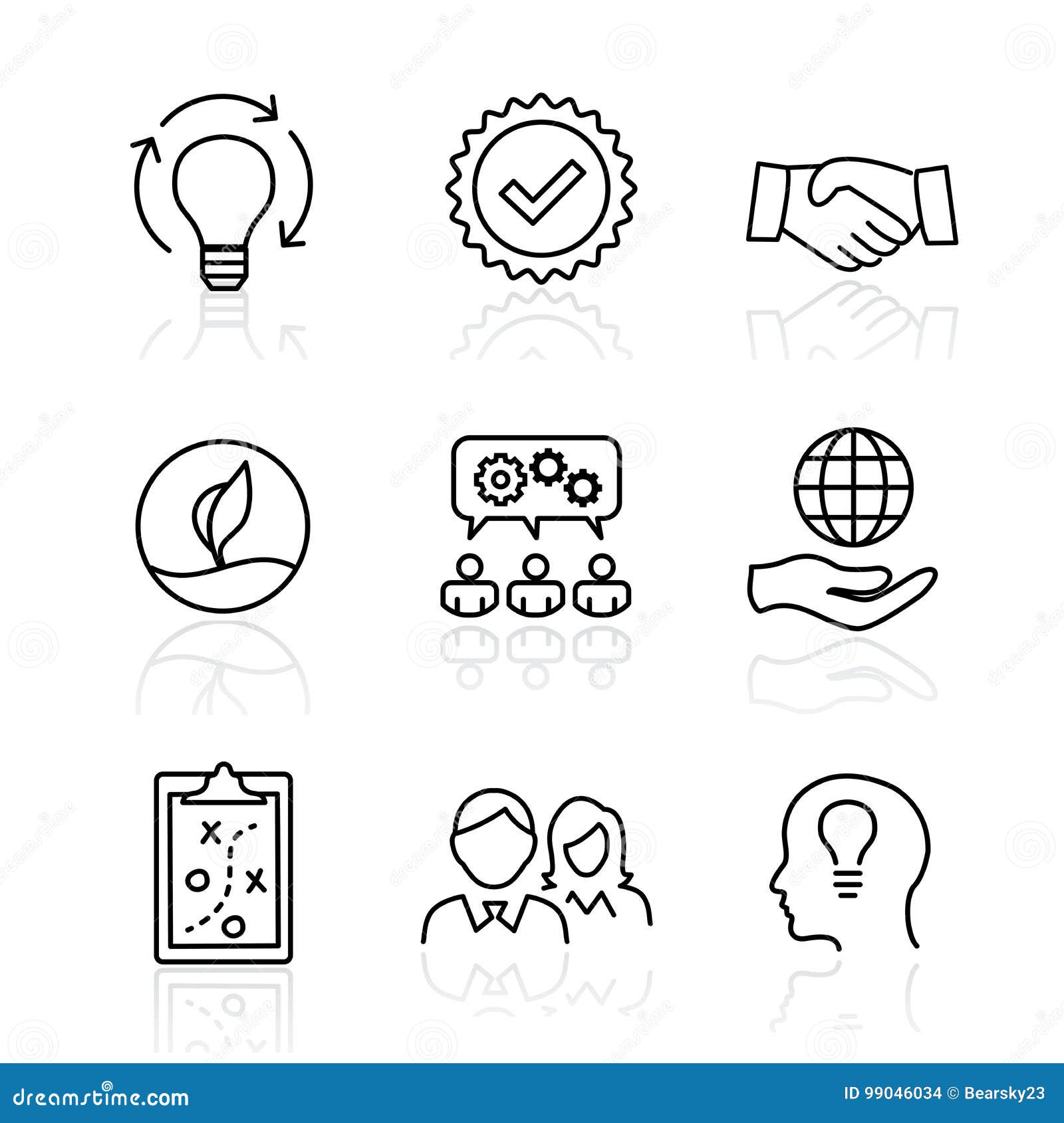 Core Values Illustration Using Circular Arrows | CartoonDealer.com ...
