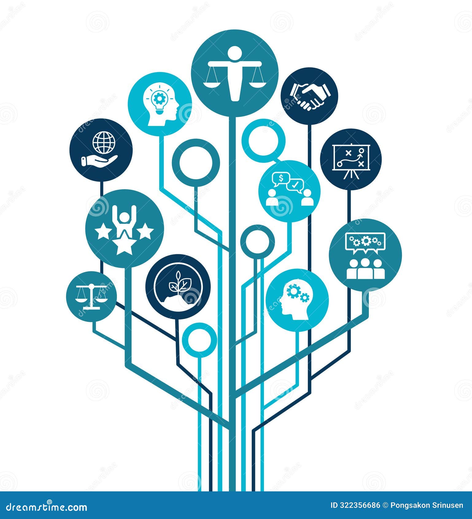 Core Values - Mission, Integrity Value Icon Set with Vision Stock ...