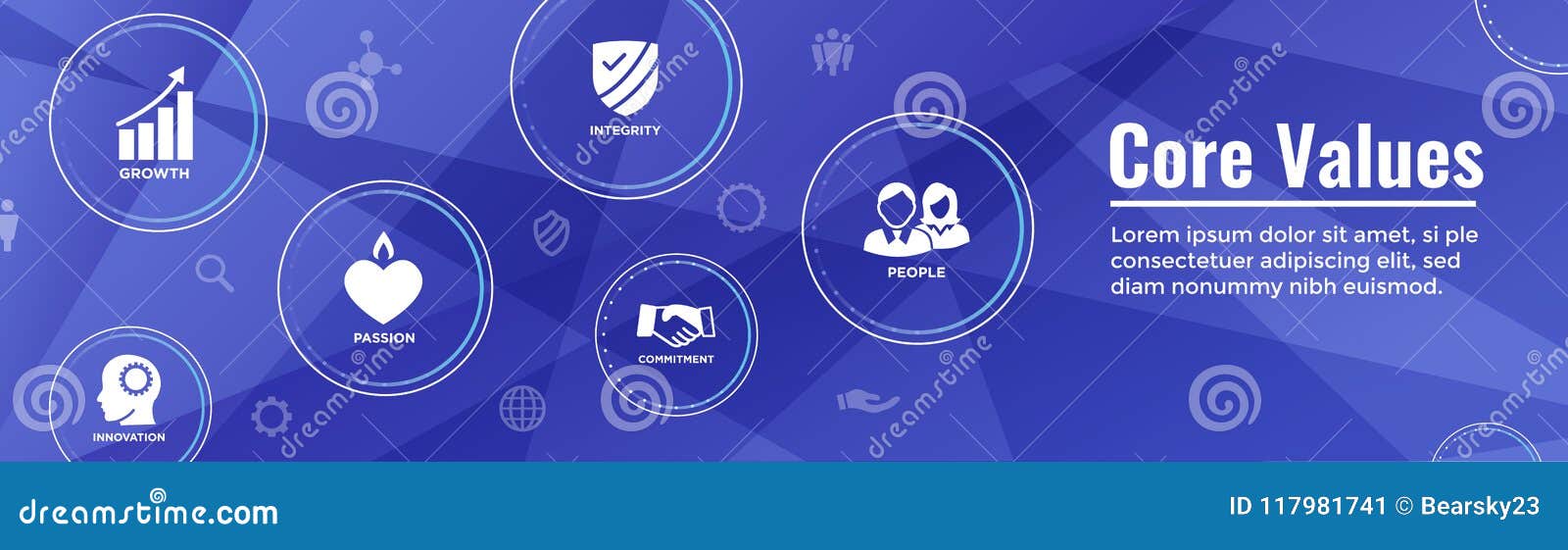 Core Values Outline Icon With Person And Collaborating Or Thinking ...