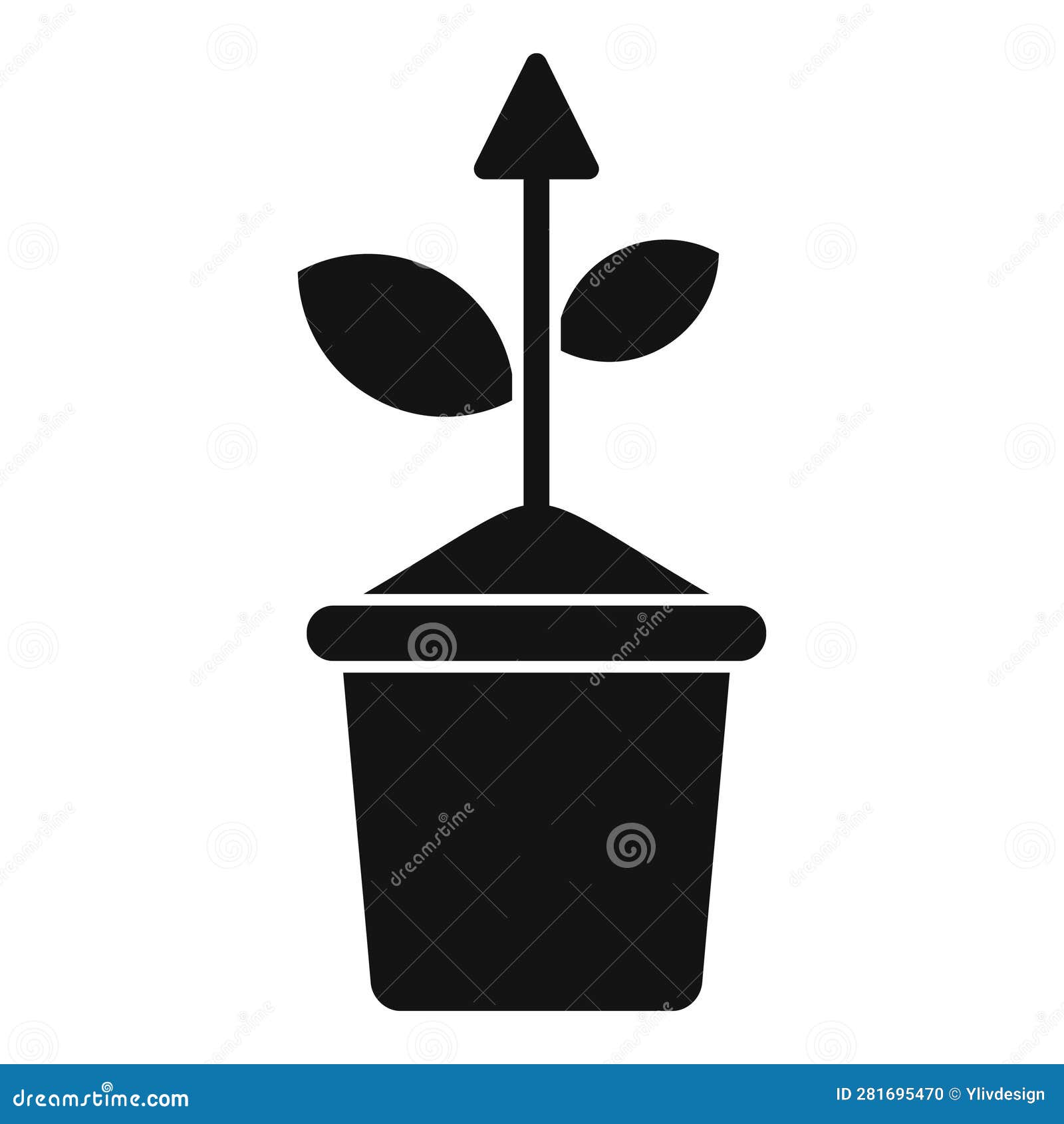 Core Values Plant Pot Icon Simple Vector. Customer Culture Stock Vector ...