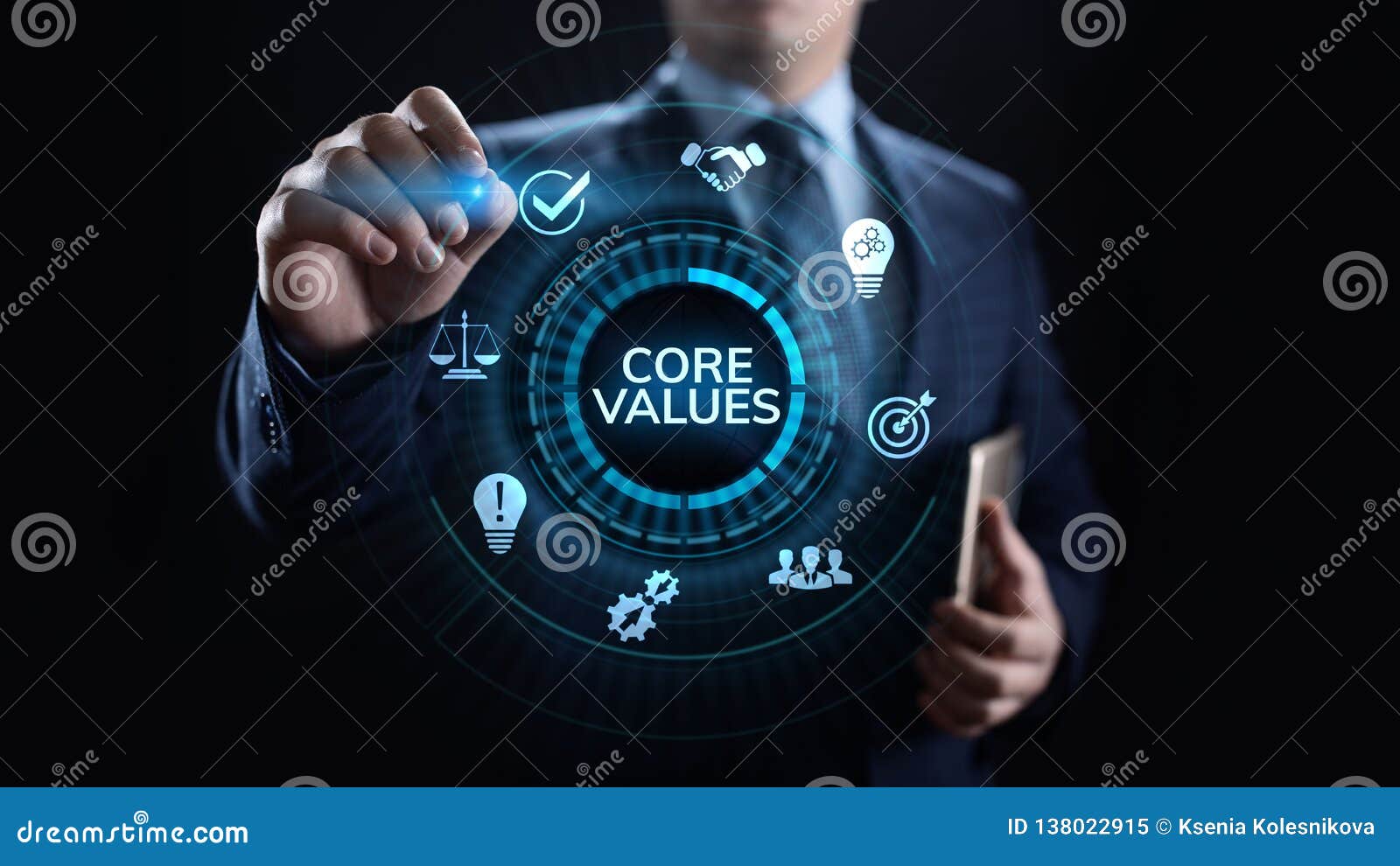 Core Values Responsibility Company Ethical Business Concept. Stock ...