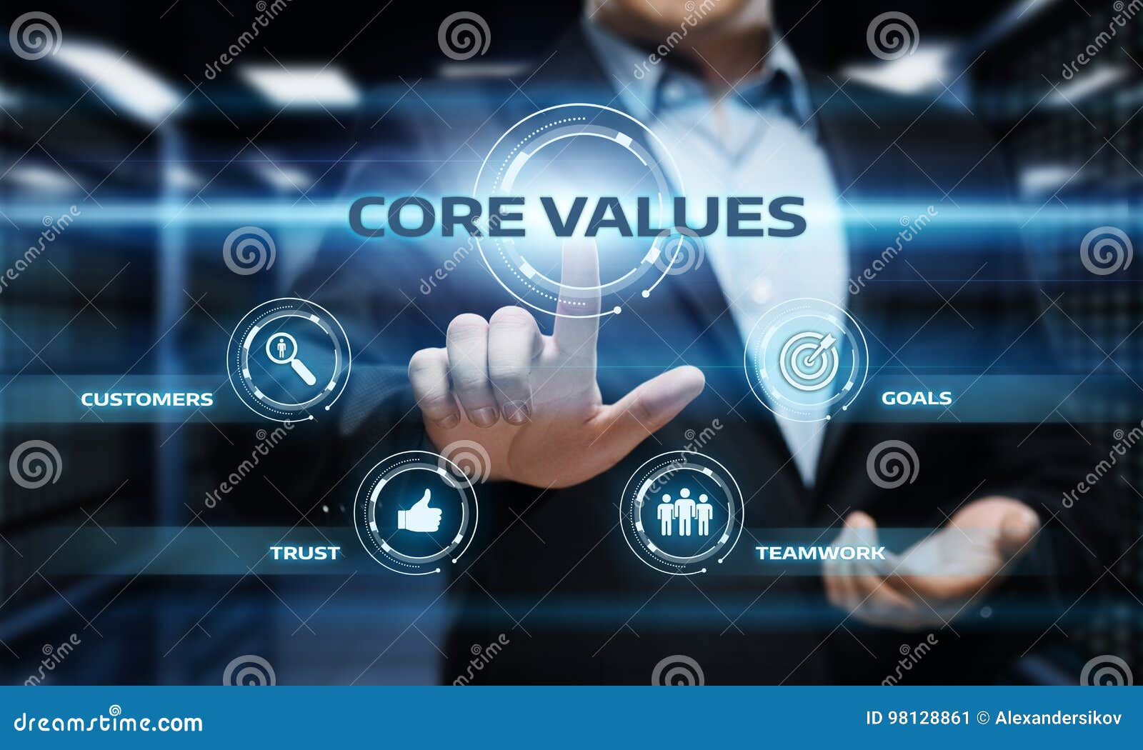 Core Values Responsibility Ethics Goals Company Concept Stock Image ...