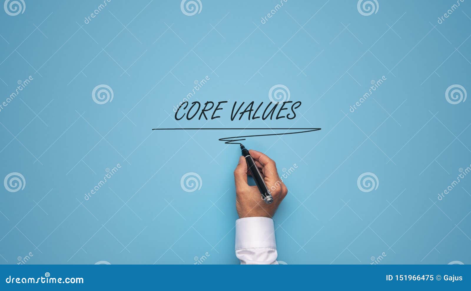 Core Values Sign Over Blue Background Stock Image - Image of ethical ...