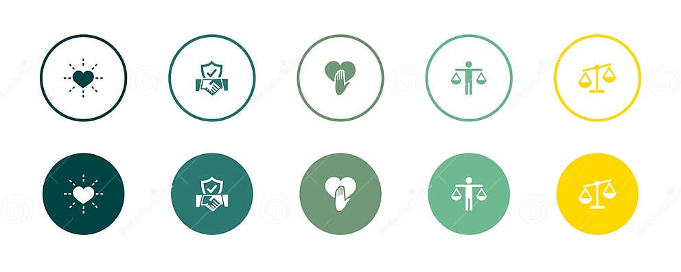 Core Values, Trust, Honesty, Ethics Stock Vector - Illustration of ...