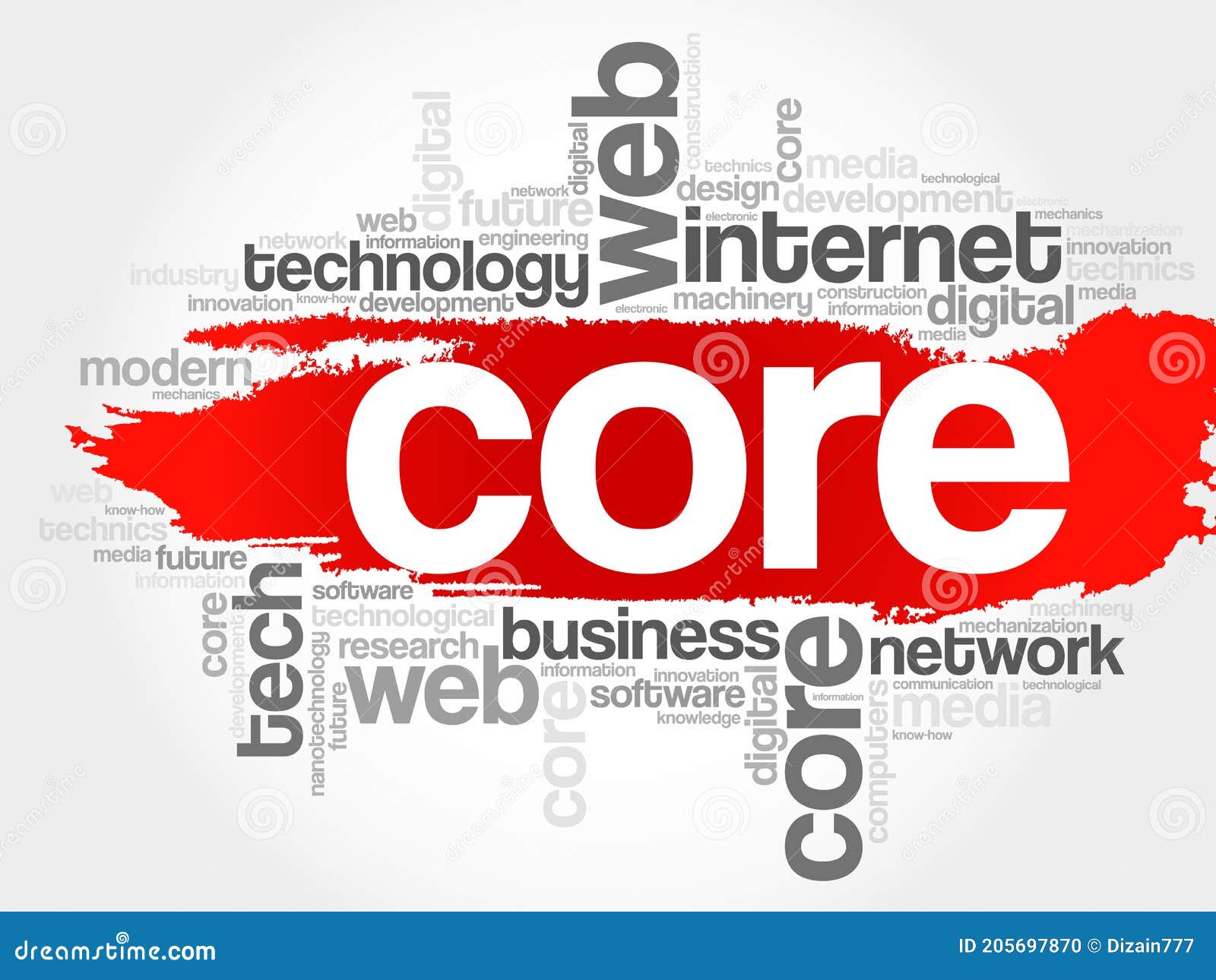 Core word cloud stock illustration. Illustration of conduct - 205697870
