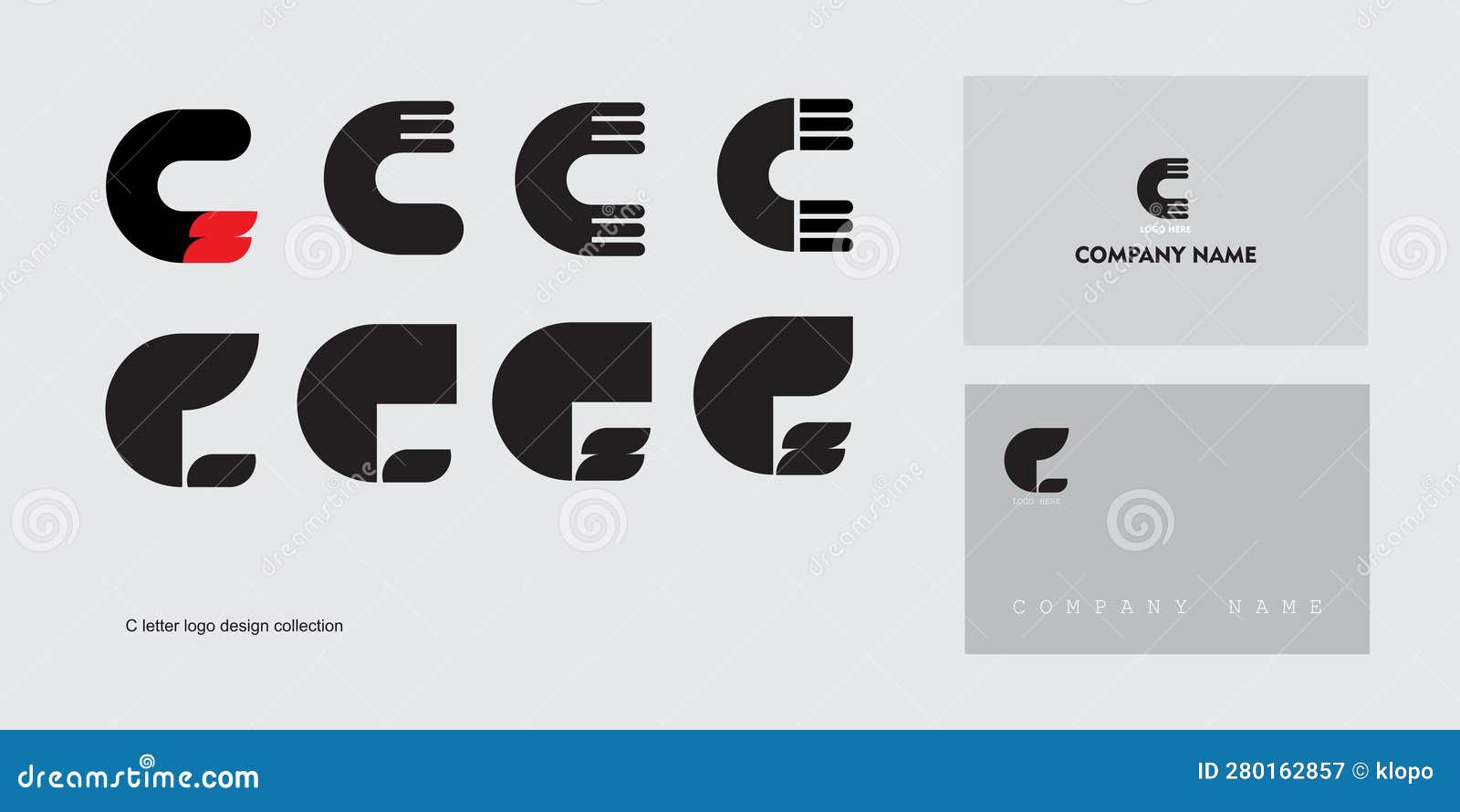 C letter symbol logo stock illustration. Illustration of text - 280162857