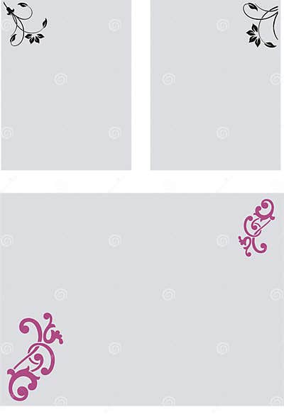 Led Mirror Glass Floral Border Pattern Frame, Design Vector ...