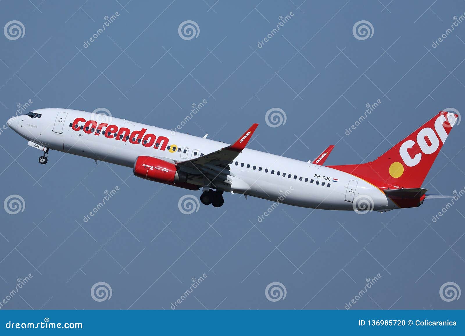 Corendon Plane Flying Up in the Sky Editorial Image - Image of corendon ...
