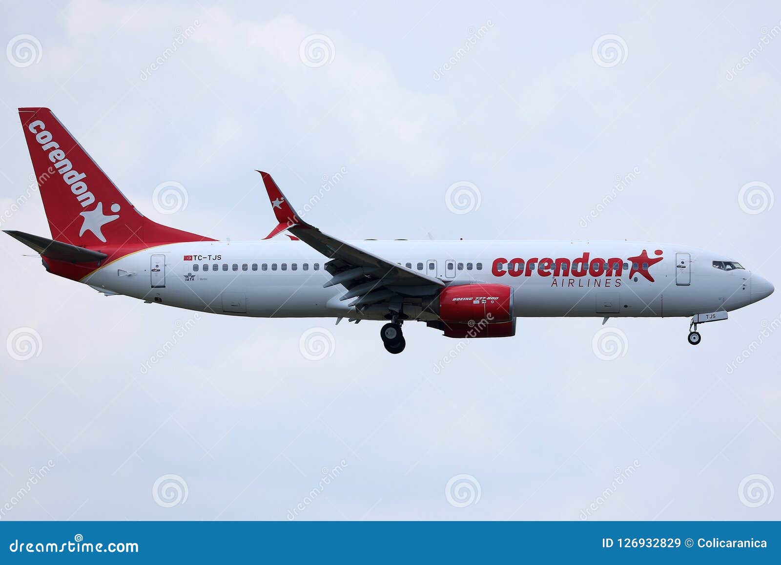 Corendon Plane Flying Up in the Sky Editorial Stock Image - Image of ...