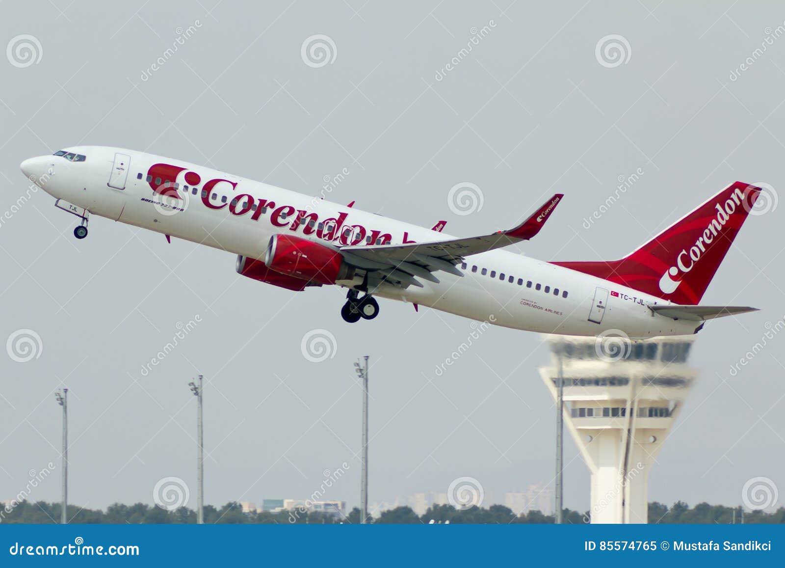 Corendon Plane Takeoff editorial image. Image of boeing - 85574765