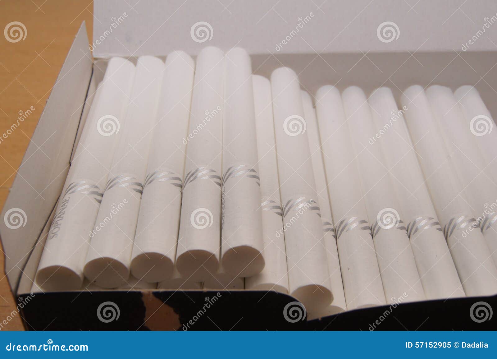 Joint Cigarettes Hand Rolled In Row Tobacco Stock Photography ...