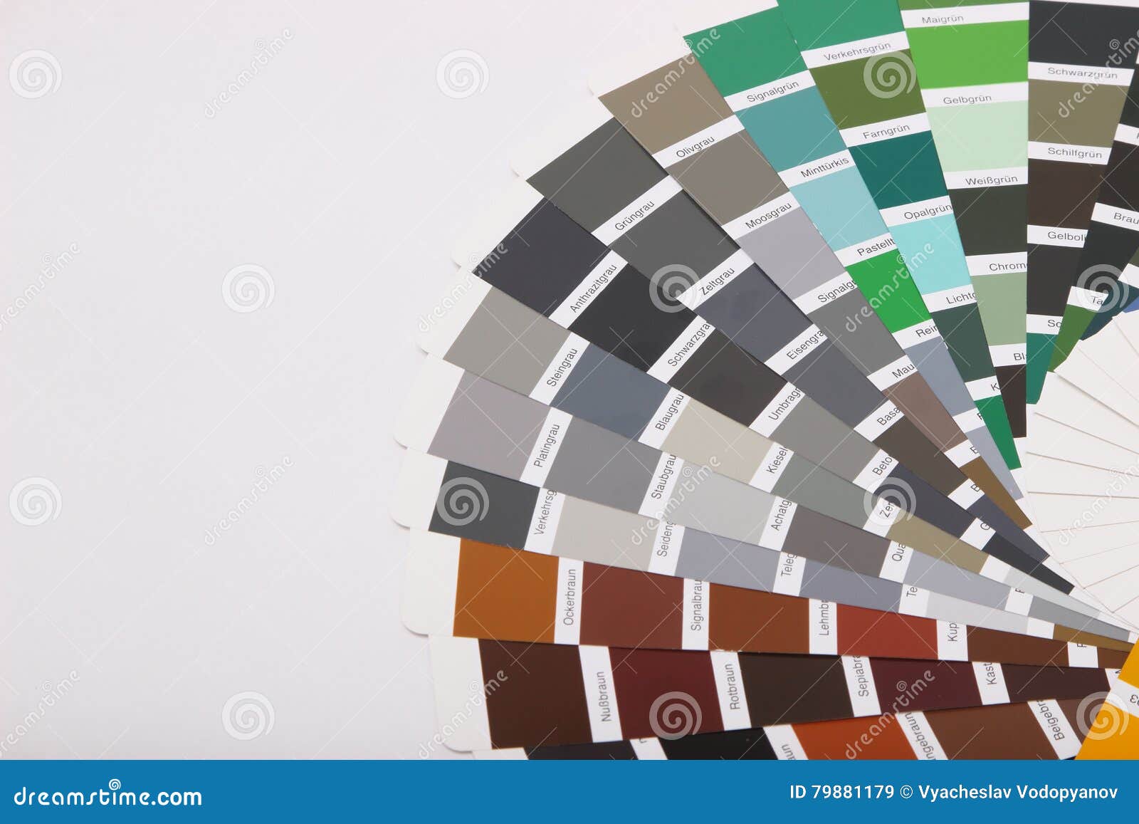 Cores De Ral No Fundo Branco Imagem de Stock - Imagem de carta, guia ...