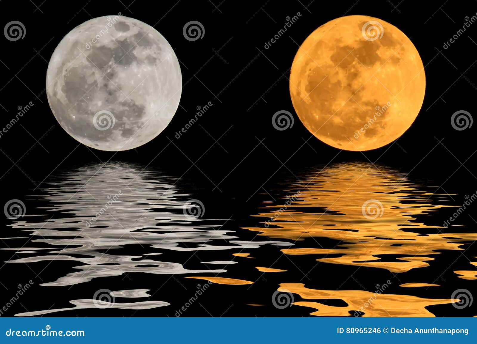 2 cores e sombras da lua 2 ilustração stock. Ilustração de universo ...