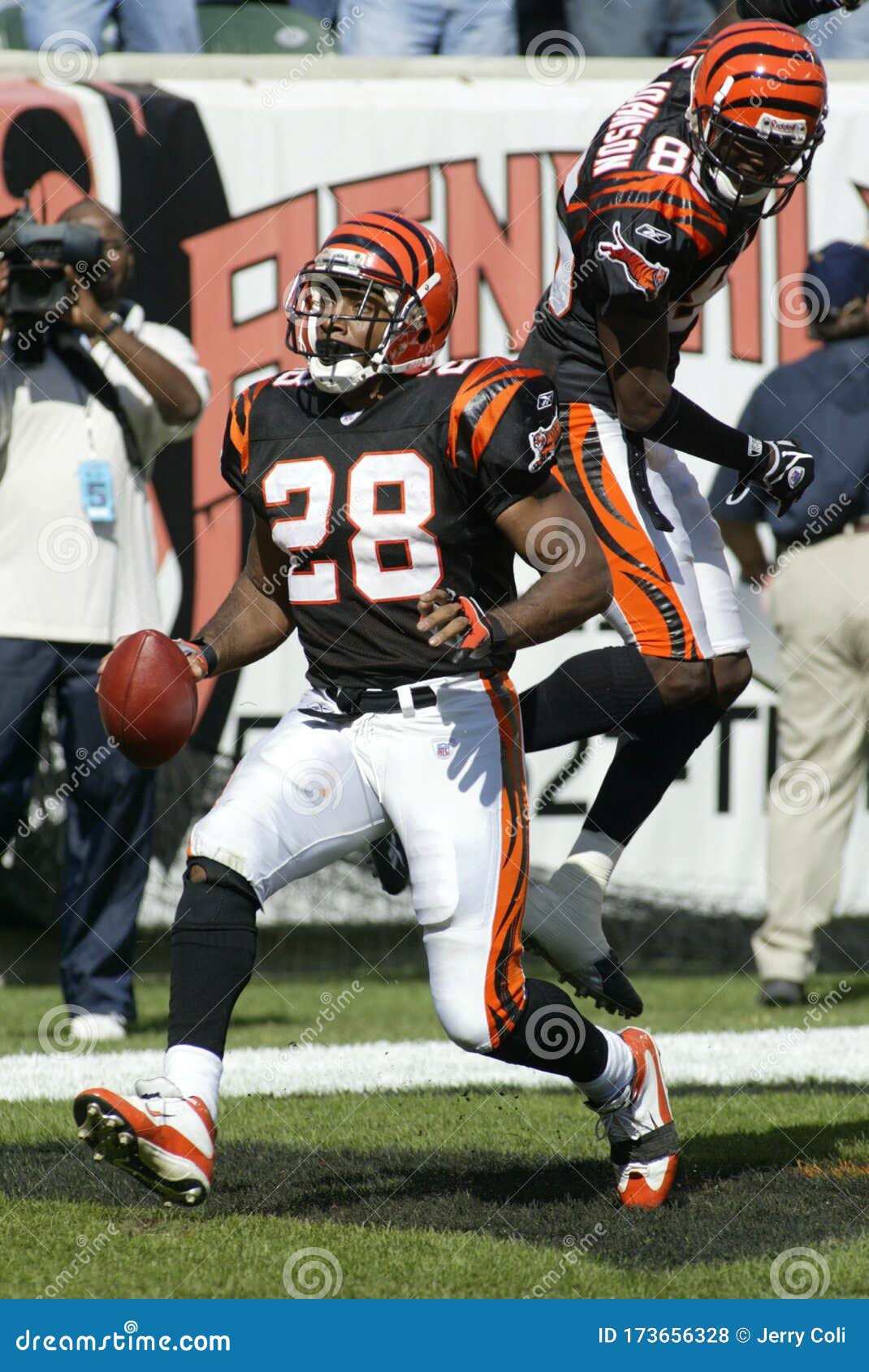 Corey Dillon editorial stock photo. Image of corey, football - 173656328
