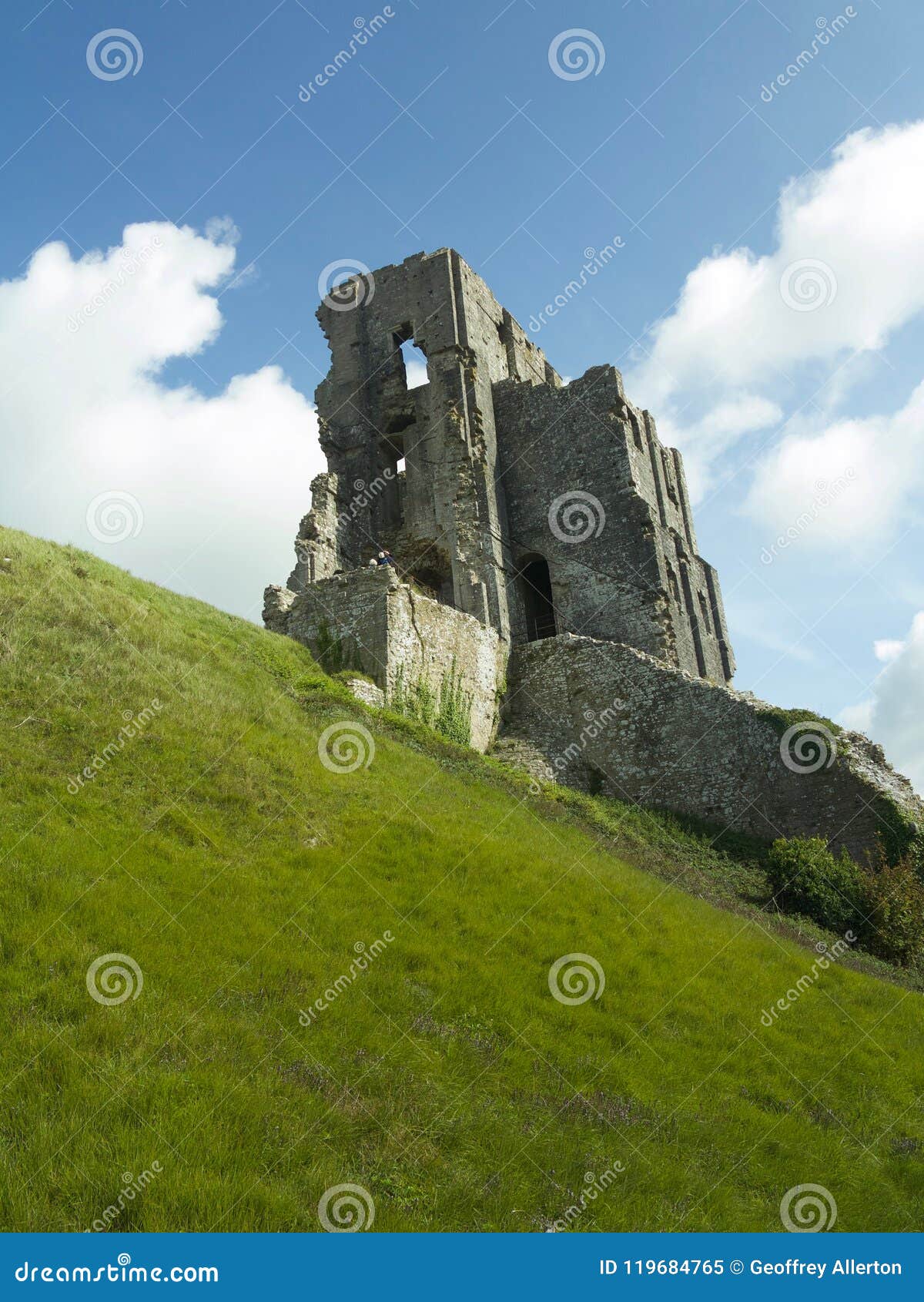 The towering castle stock image. Image of building, landscape - 119684765