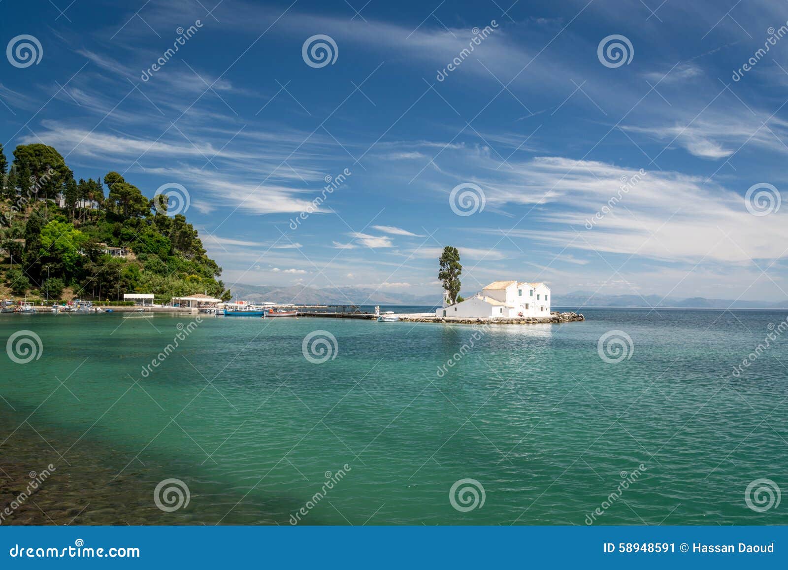 Corfu Monastery stock image. Image of national, ages - 58948591