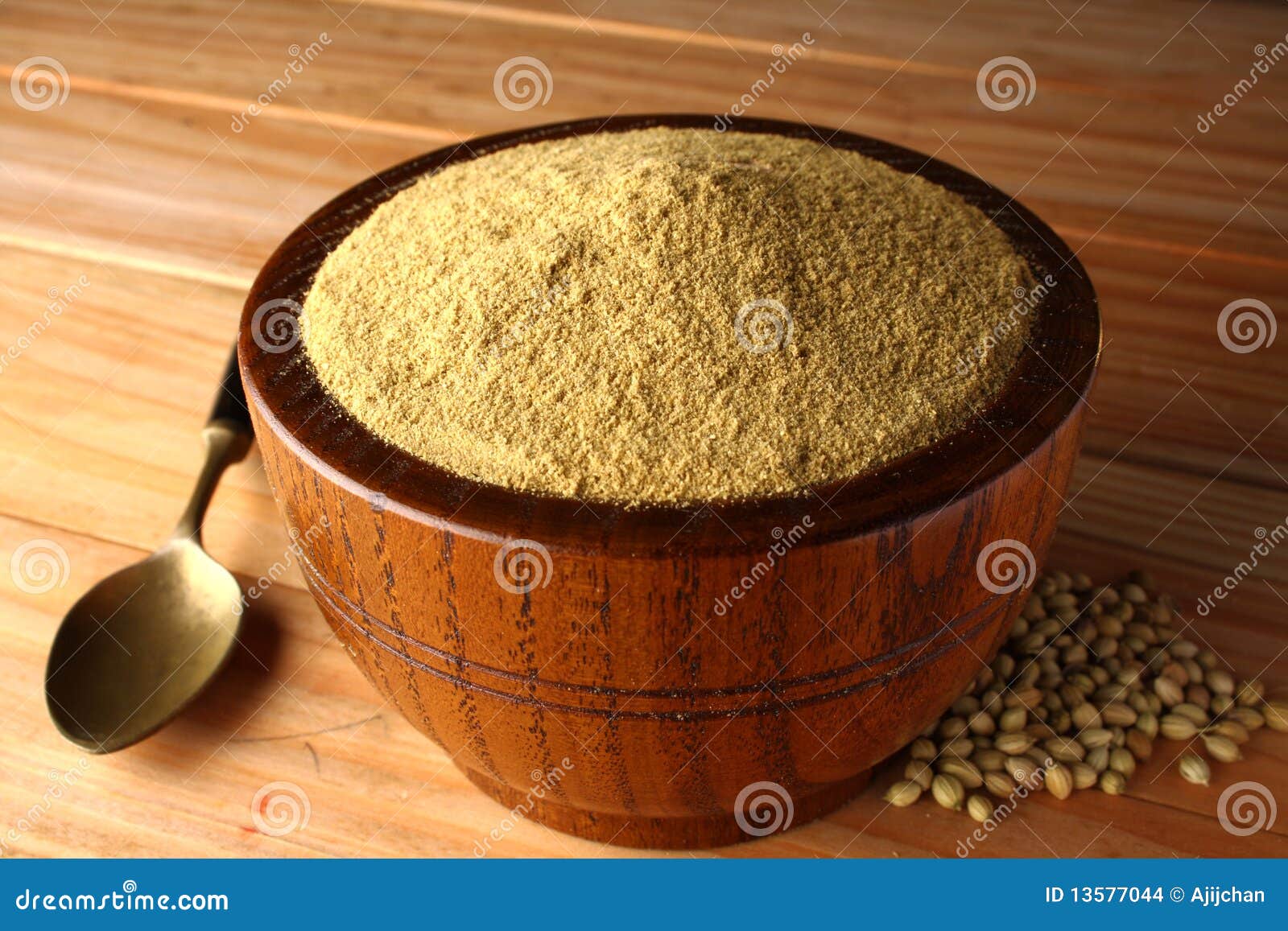 Coriander Powder stock photo. Image of seasoning, cumin - 13577044
