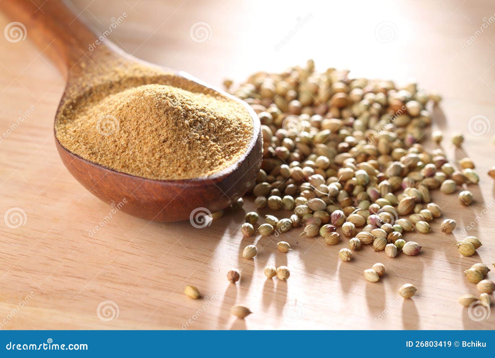 Coriander powder stock image. Image of health, food, yellow - 26803419