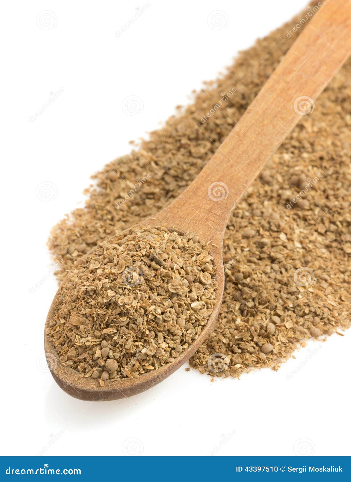 Coriander powder and spoon stock photo. Image of spoon - 43397510