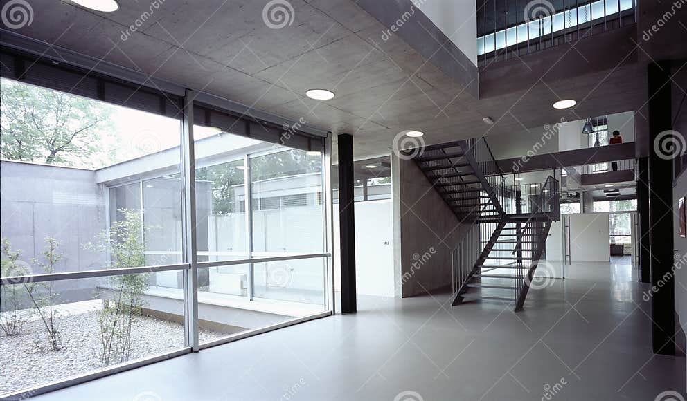 Coridor stock photo. Image of light, modern, minimalism - 5462124