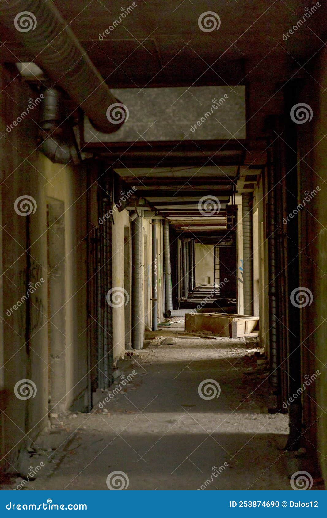 The Coridor stock photo. Image of decoration, ghost - 253874690