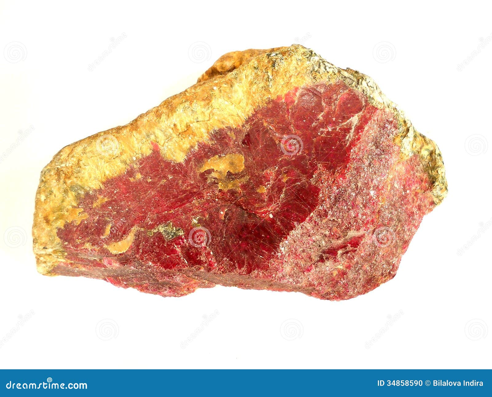 Corindon en cristal photo stock. Image du corindon, collecteurs - 34858590