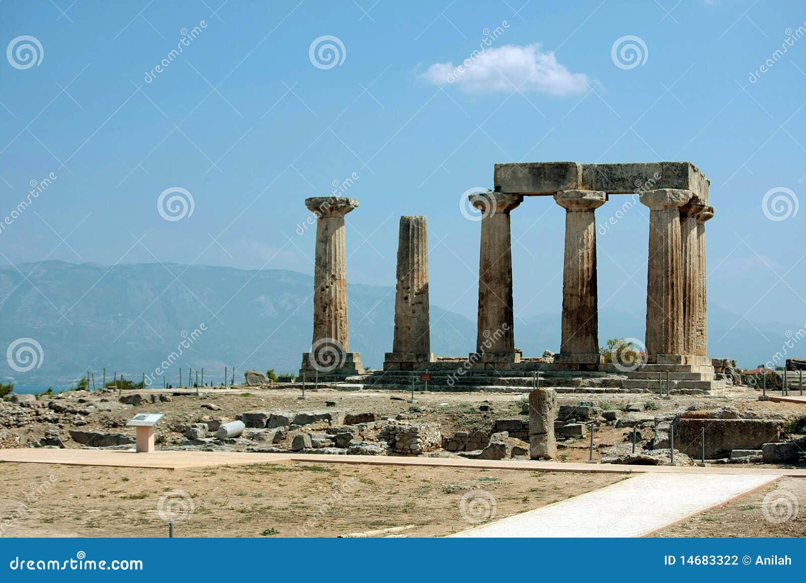 Corinth in Greece stock photo. Image of corinth, history - 14683322
