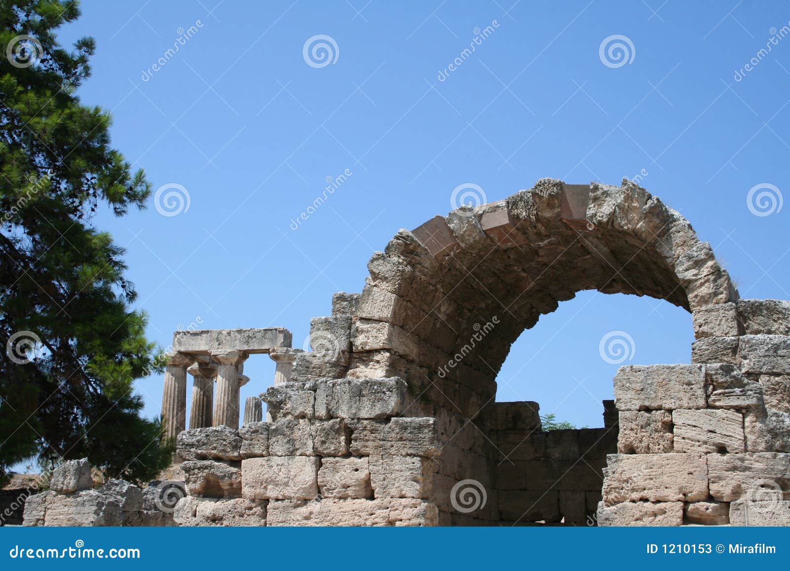 Corinthe antique image stock. Image du grèce, corinthe - 1210153