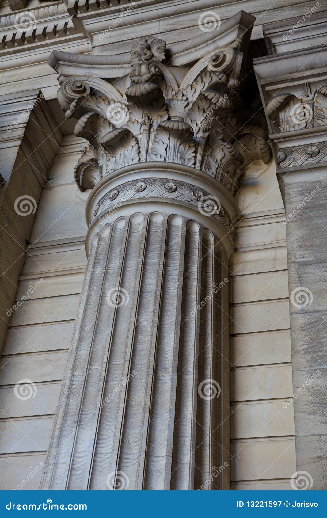 Corinthian Column stock image. Image of marble, corinthian - 13221597