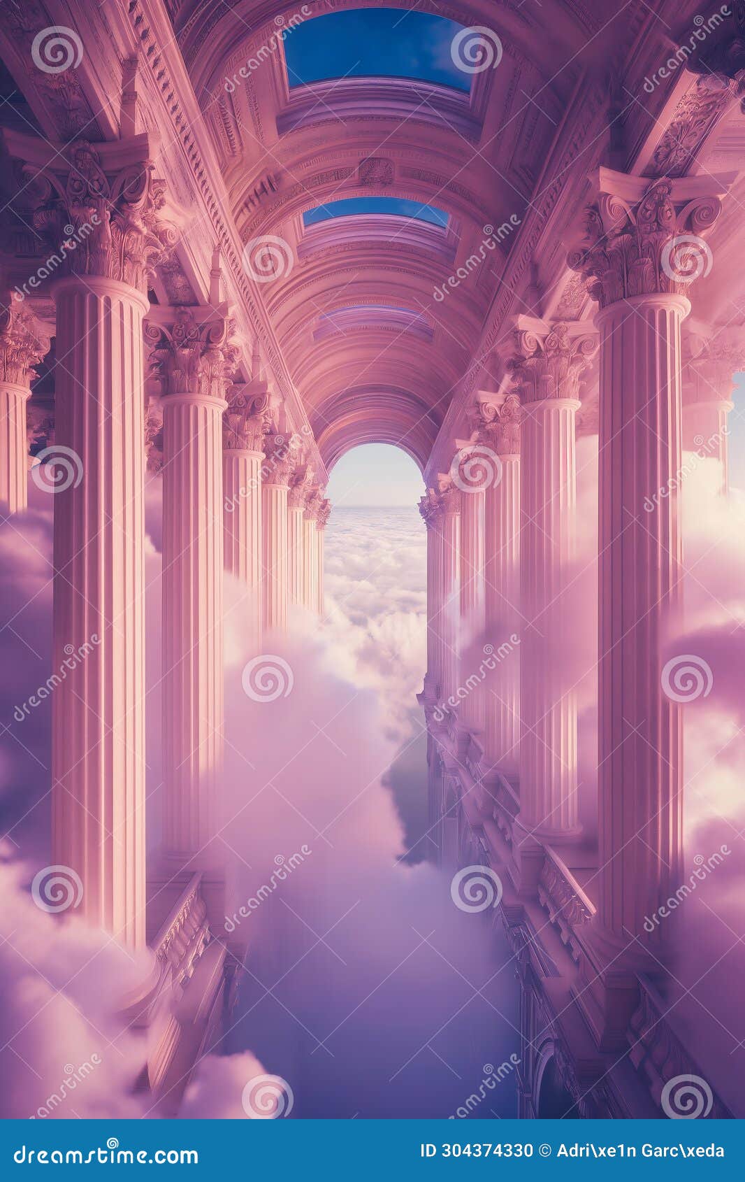 Corinthian Temple Cartoon Vector | CartoonDealer.com #38623359
