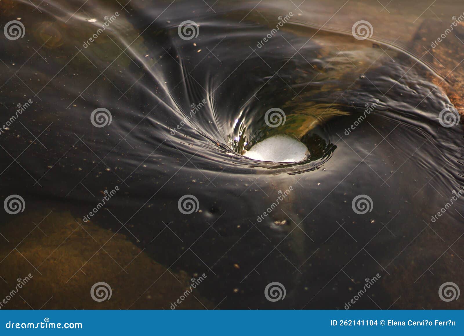 The coriolis effect. stock photo. Image of river, water - 262141104