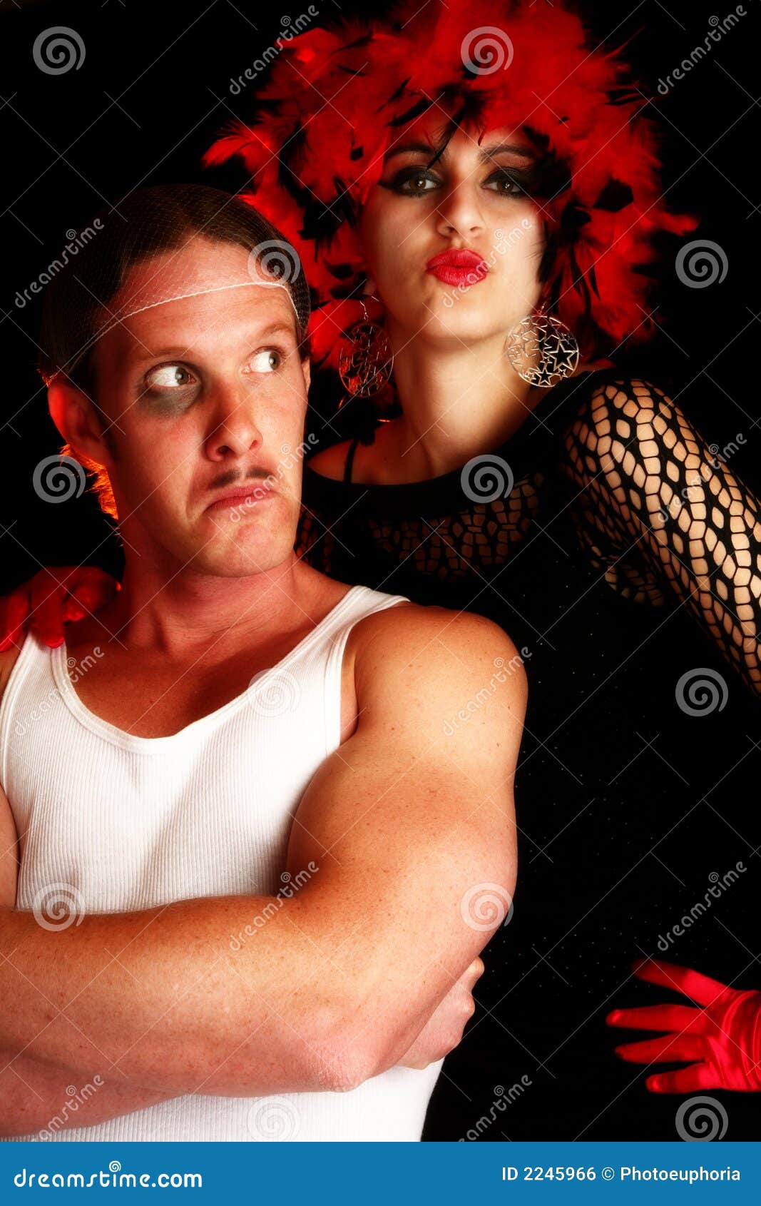 Corista y chico duro foto de archivo. Imagen de medio - 2245966