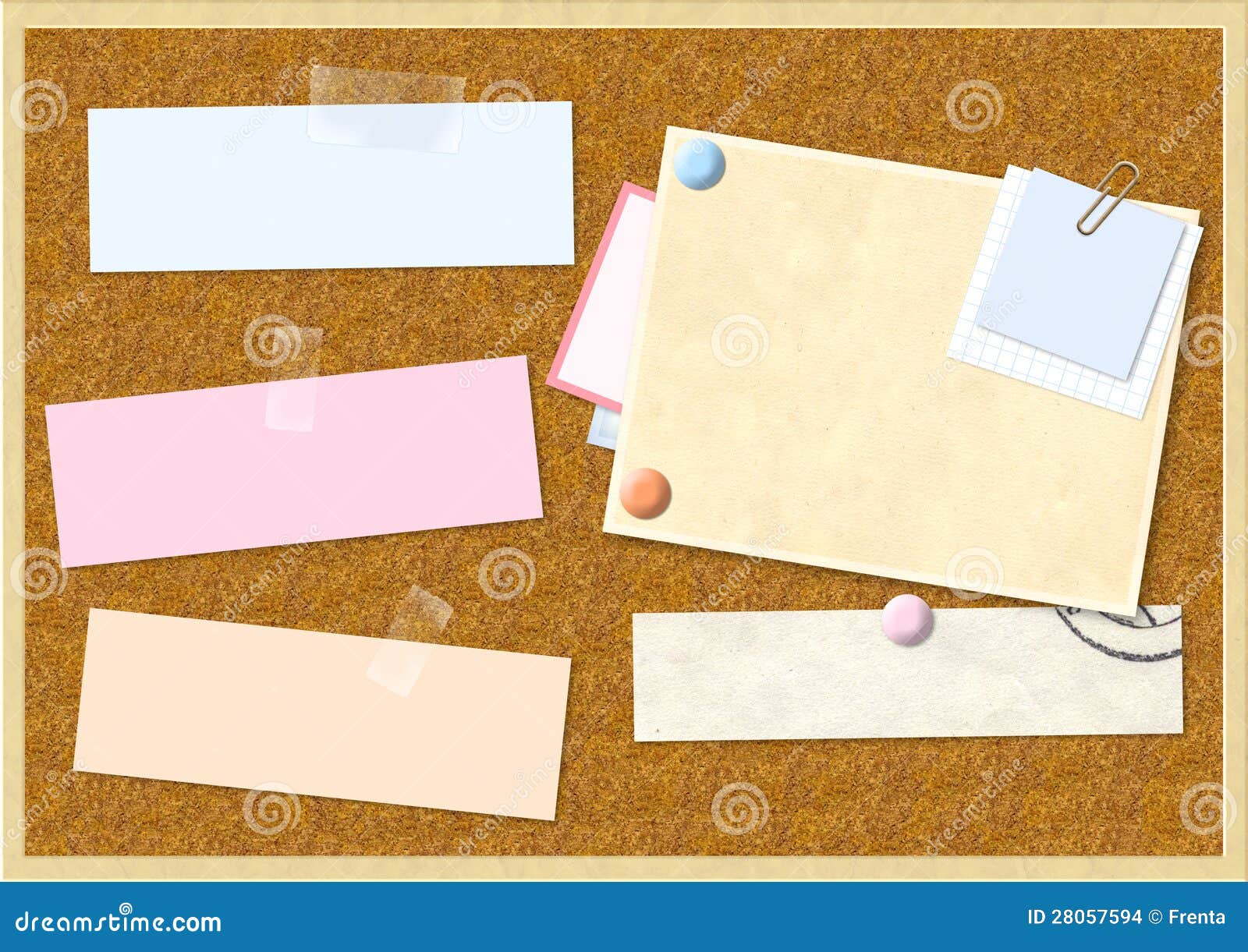 Cork board stock illustration. Illustration of rusty - 28057594