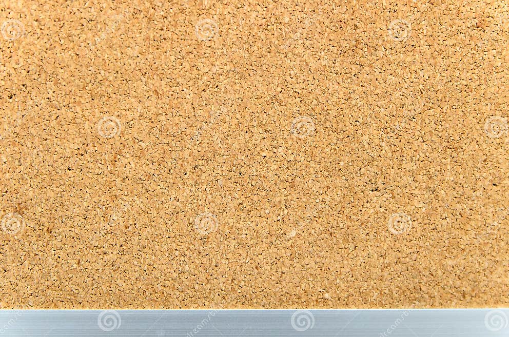 Cork Board with Aluminium Border As Texture Stock Image - Image of ...