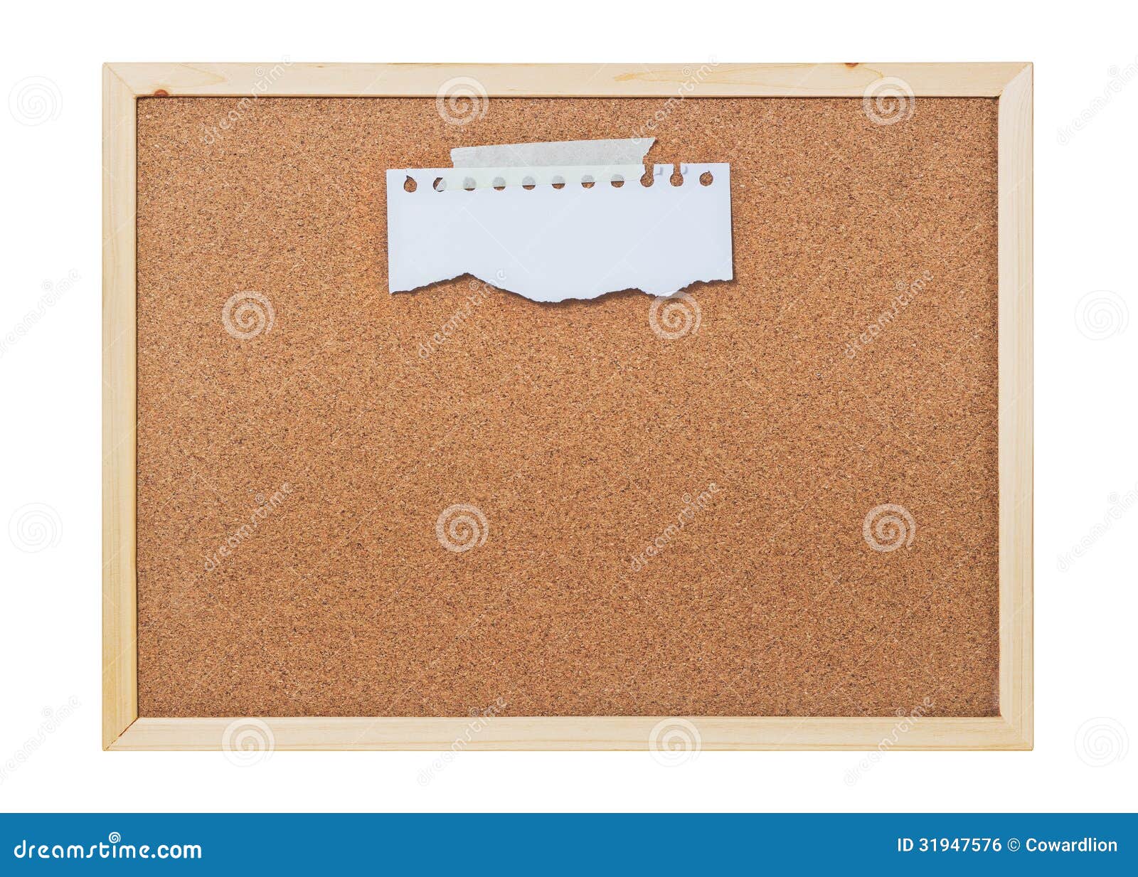 Cork Board with Blank Paper Notes Stock Photo - Image of board, plan ...