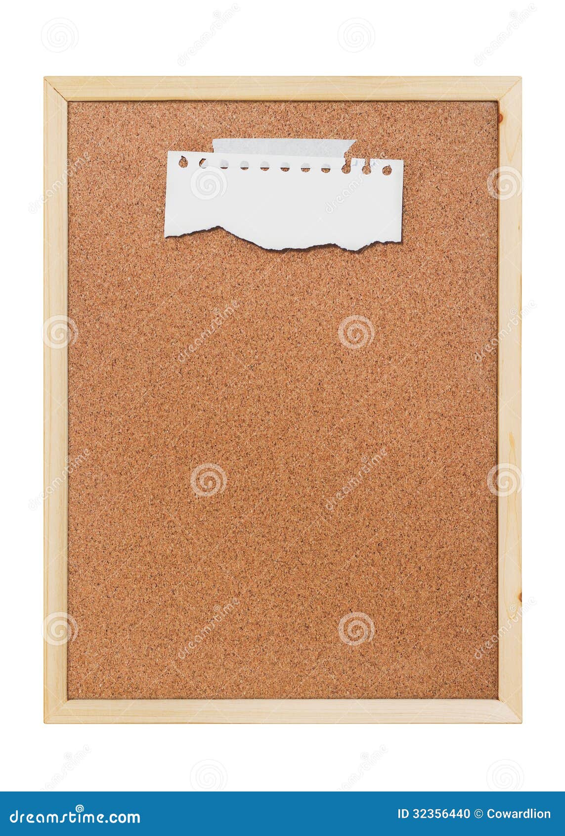 Cork Board with Blank Paper Notes Stock Photo - Image of bulletin ...