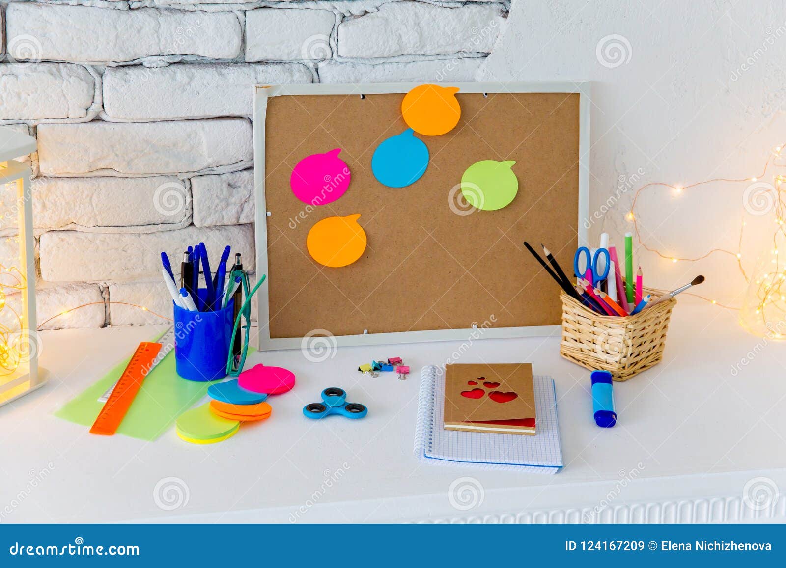 Cork Board with Notes, Clipping Path Included Stock Image - Image of ...