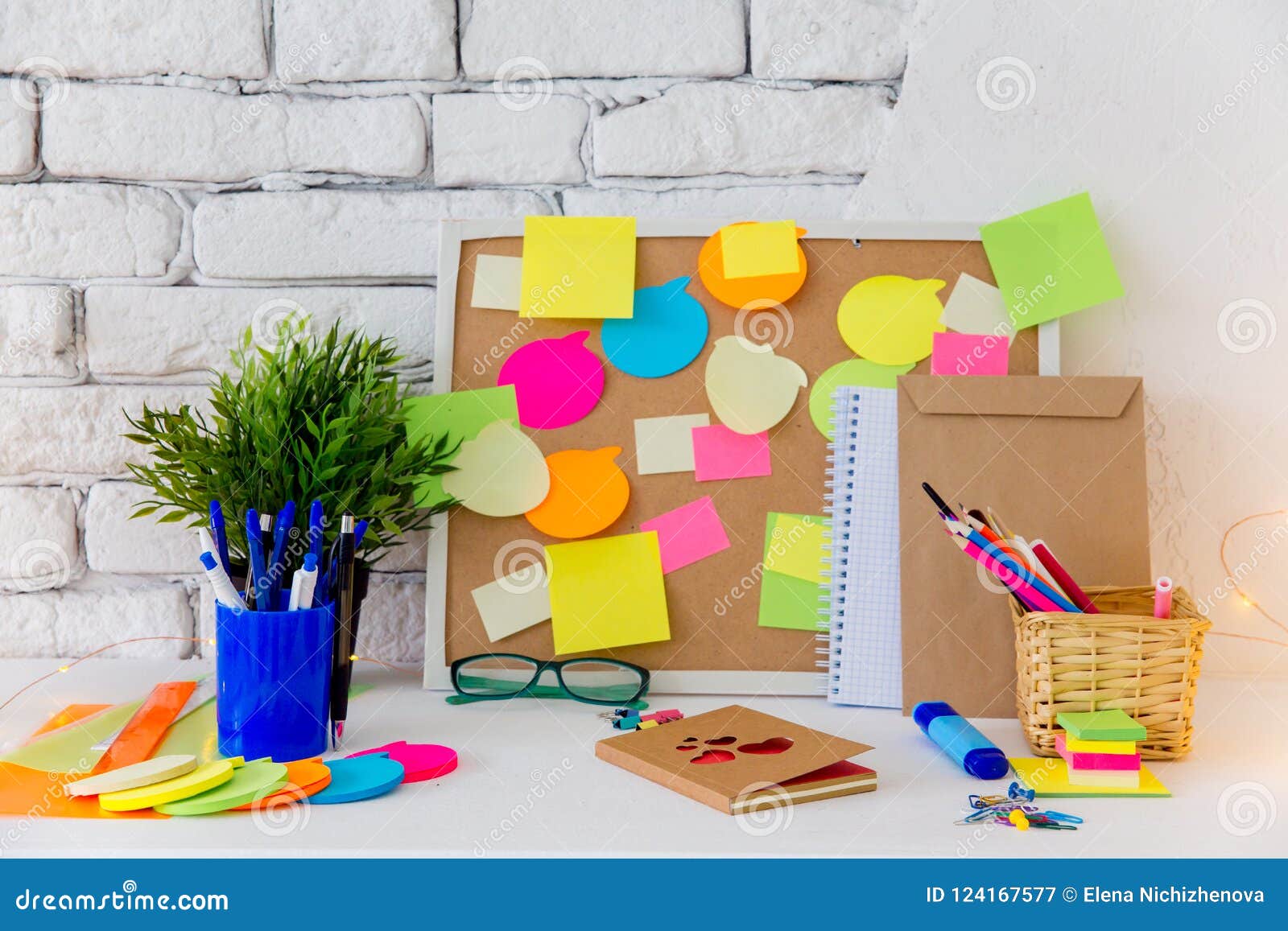 Cork Board with Notes, Clipping Path Included Stock Image - Image of ...