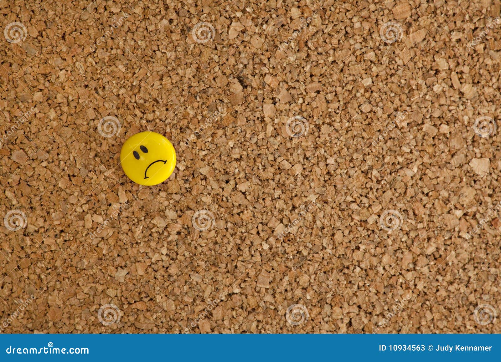 Cork board with push pin stock image. Image of communication - 10934563