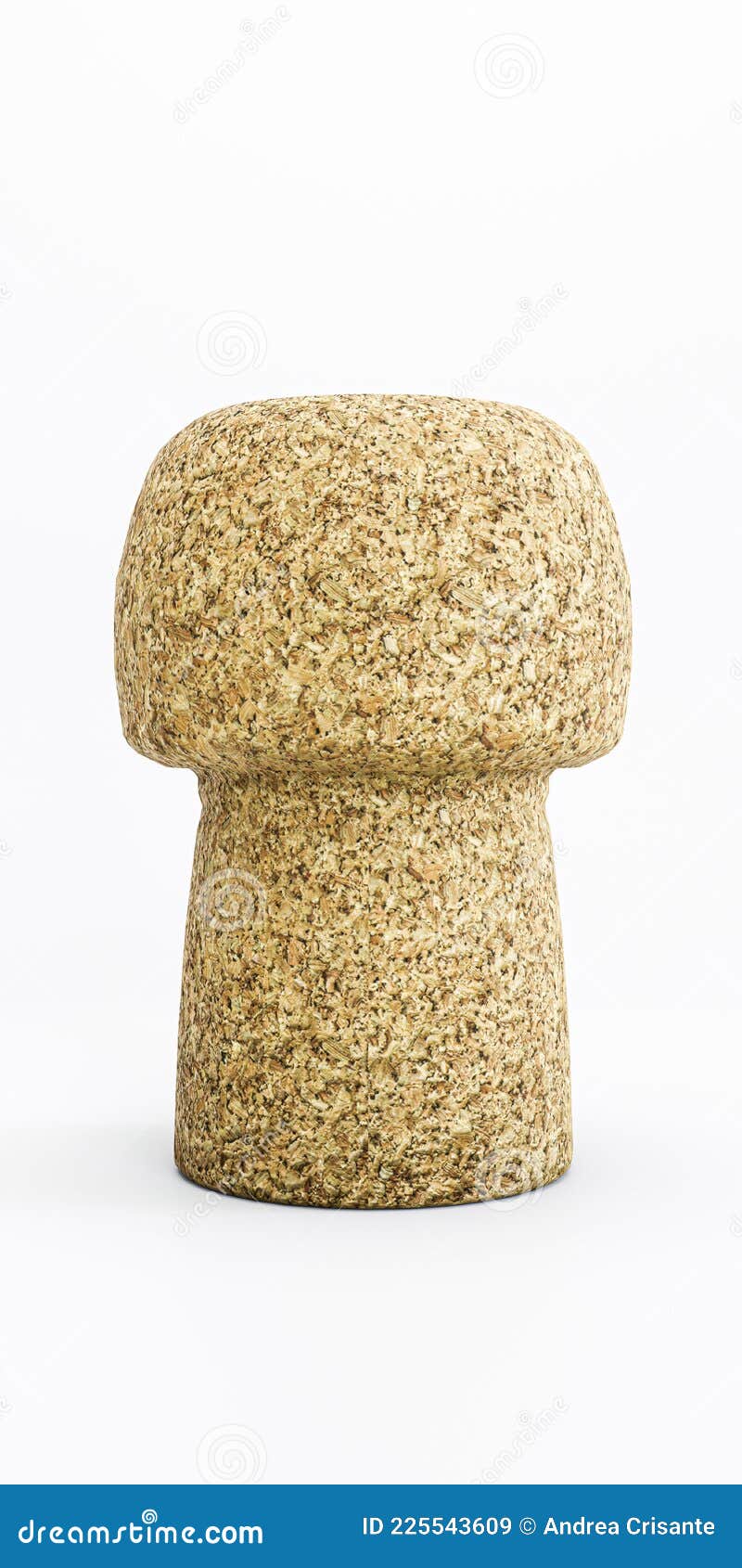 Cork Cap Isolated on White Background Stock Illustration - Illustration ...