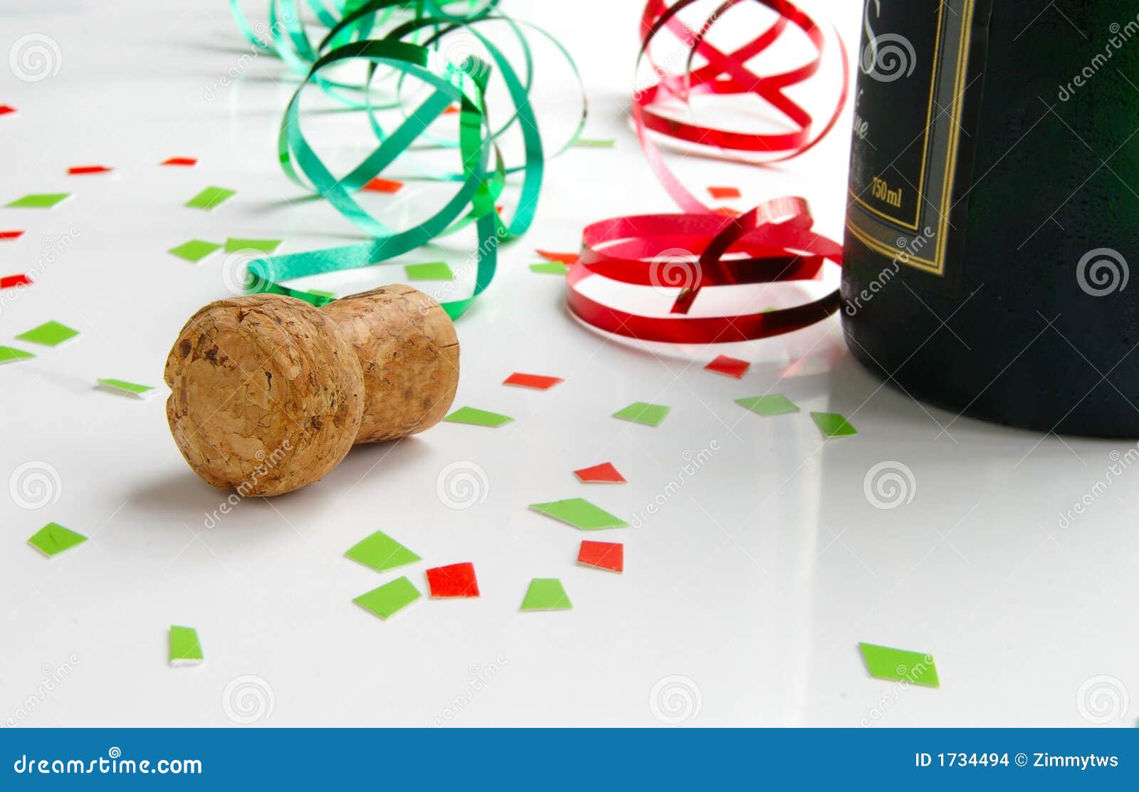 Cork and confetti stock photo. Image of cafe, vineyard - 1734494