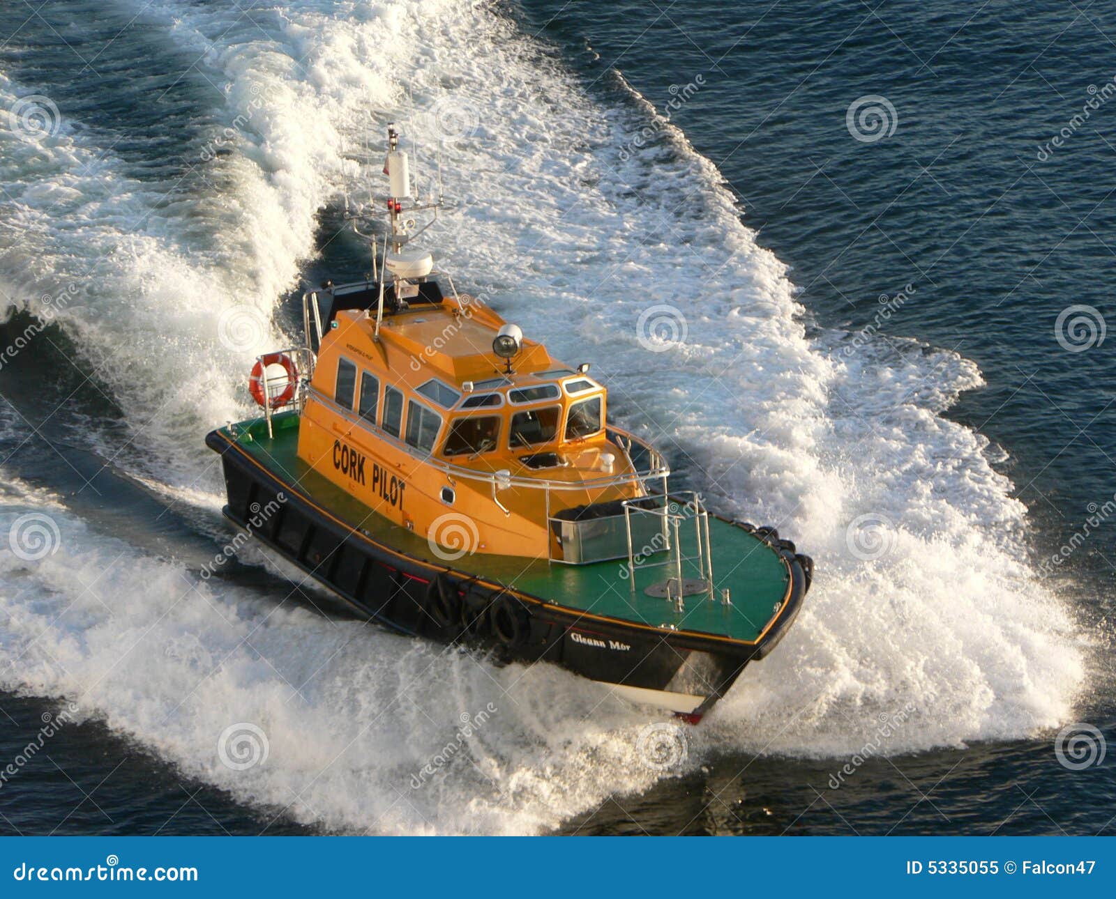Cork Harbour Pilot stock image. Image of cruise, raft - 5335055