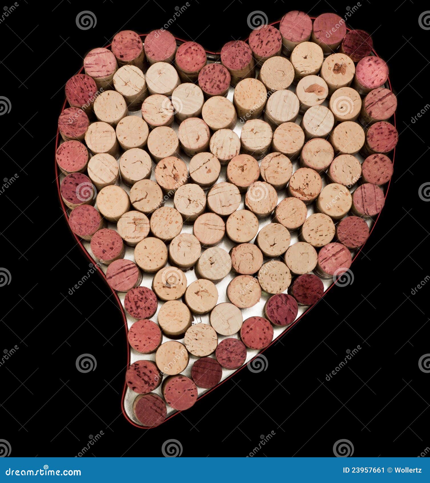 Cork Heart Background stock image. Image of drink, natural - 23957661
