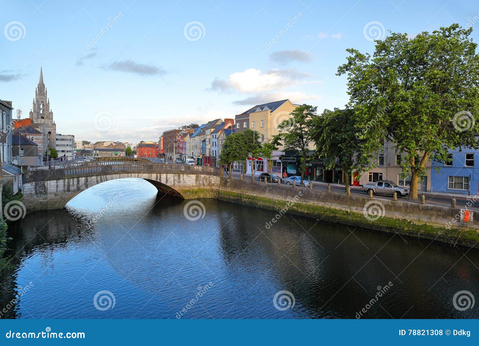 Cork, Ireland stock photo. Image of europe, water, riverside - 78821308