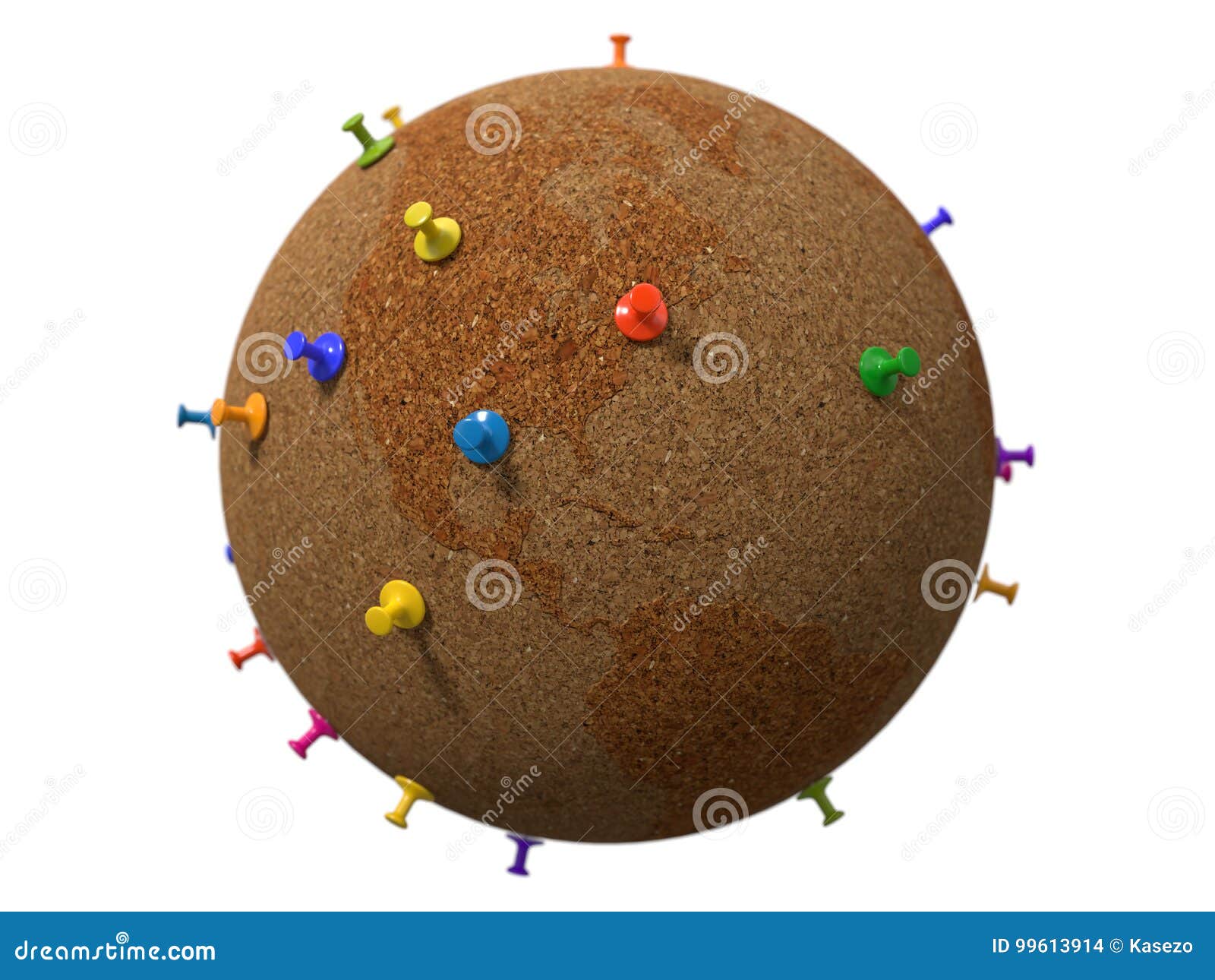 Cork Pinboard With Note Paper Cartoon Vector | CartoonDealer.com #122771017