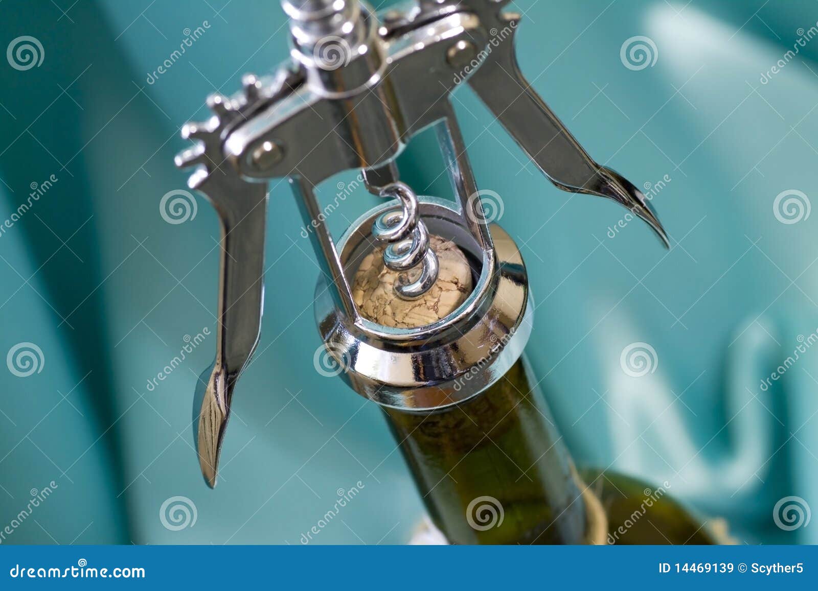 Cork Screw. Opening Wine stock image. Image of corkscrew - 14469139