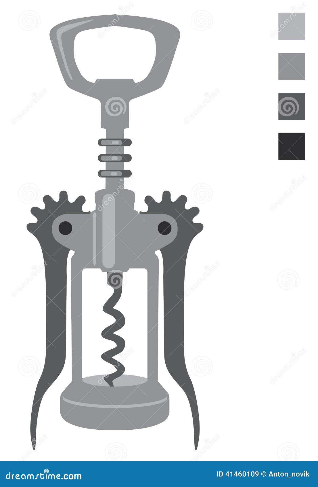 Cork stock vector. Illustration of object, lever, sharp - 41460109